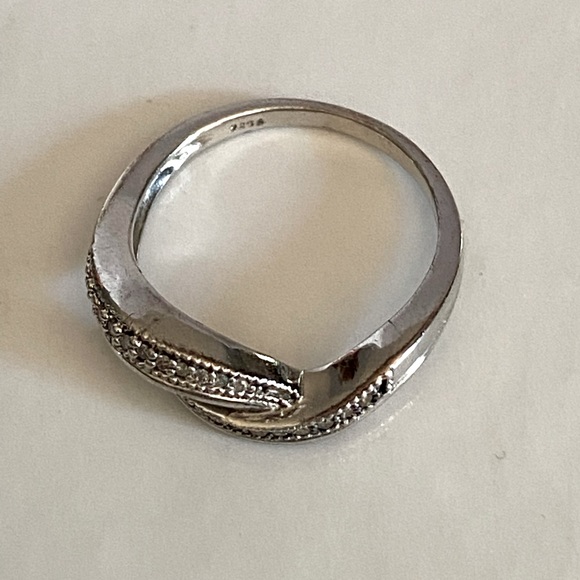 Jewelry | Sterling Silver White And Mocha Diamond Ring | Poshmark